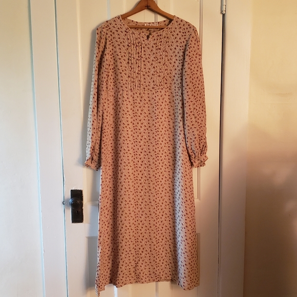 Karavan | Dresses | Vintage Karavan Floral Popover Pleaded Peasant Boho ...